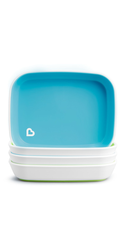 Buy Munchkin Splash Collection Flat Plates Blue & Green at Well.ca ...