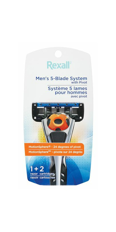 Buy Rexall Men's 5-Blade MotionSphere System at Well.ca | Free Shipping ...