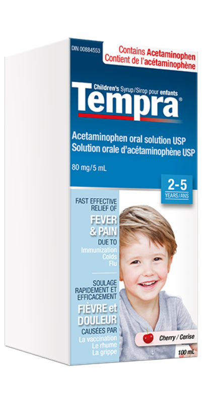 Buy Tempra Tempra Fever & Pain Relief Syrup Syrup Cherry (2-5 yrs) at ...