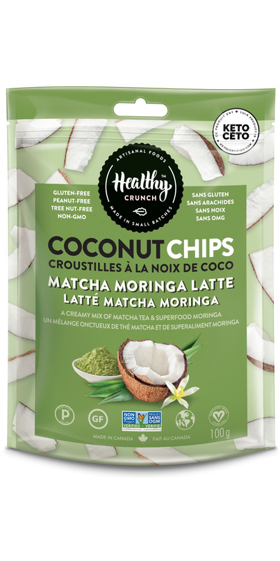 Buy Healthy Crunch Matcha Moringa Latte Coconut Chips at Well.ca | Free ...