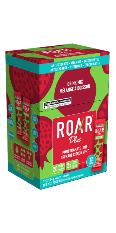 Buy ROAR Plus Electrolyte Drink Mix Pomegranate Lime at Well.ca | Free ...