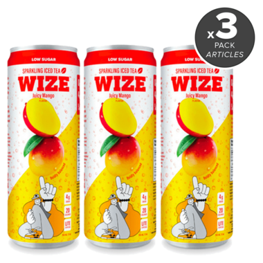 Buy Wize Iced Tea Sparkling Fresh Mango Bundle at Well.ca | Free ...
