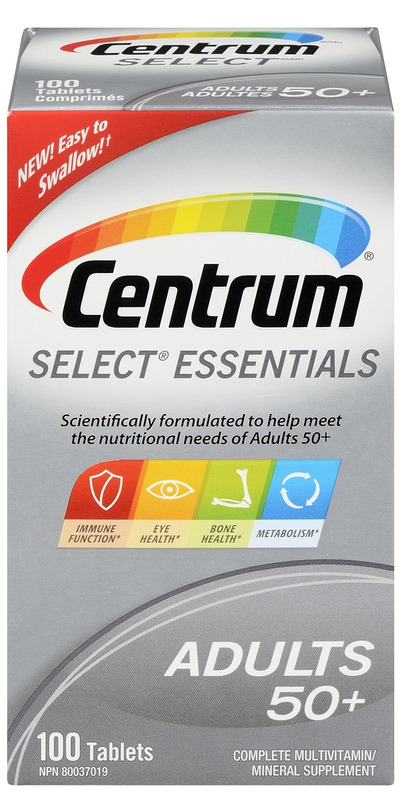 Buy Centrum Select 50+ Multivitamin at Well.ca | Free Shipping $35+ in ...