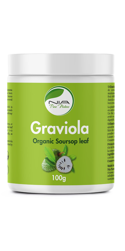 Buy Nia Pure Nature Graviola Organic Soursop Leaf Powder at Well.ca ...