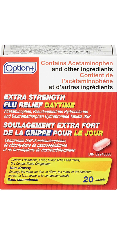 Buy Option+ Extra Strength Flu Relief Daytime at Well.ca | Free ...