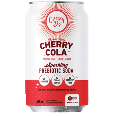 Buy Crazy D's Prebiotic Soda Cherry Cola at Well.ca | Free Shipping $35 ...