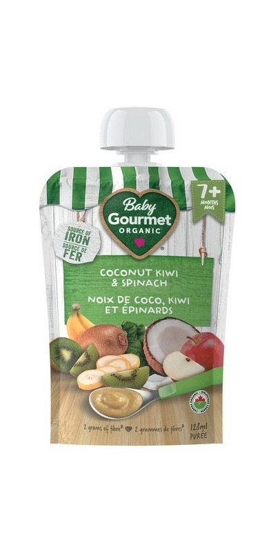 Buy Baby Gourmet Plus Coconut, Kiwi & Spinach Organic Baby Food at Well ...