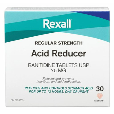 Buy Rexall Regular Strength Acid Reducer 75mg Tablets at Well.ca | Free ...