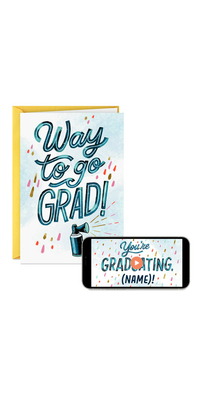 Buy Hallmark Personalized Video Graduation Card Air Horns at Well.ca ...