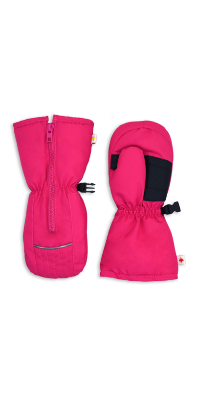 Buy Hot Paws Winter Mittens with Long Cuff and Reflective Strip Punch ...