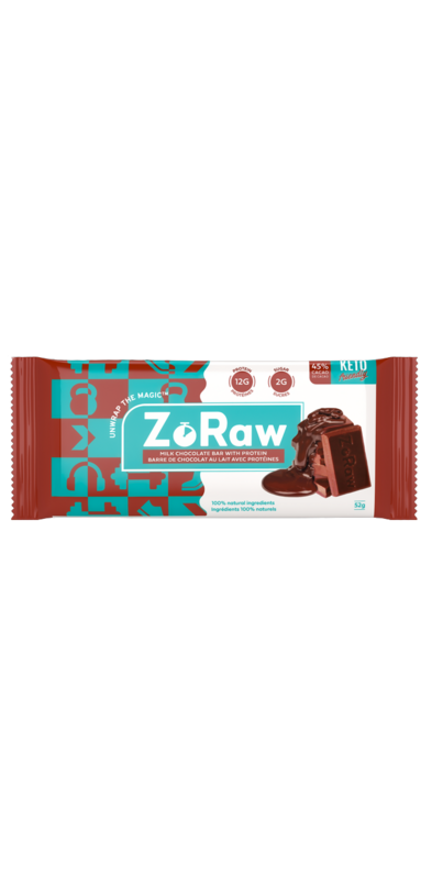Buy ZoRaw Milk Chocolate Bar with Protein at Well.ca | Free Shipping ...