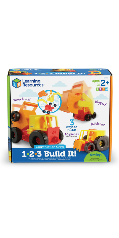 Acheter Learning Resources 1-2-3 Build It ! Construction Crew chez Well ...