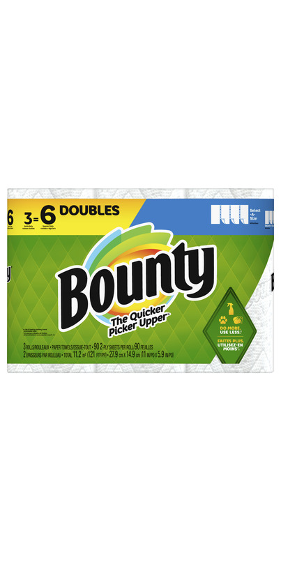 Buy Bounty Paper Towels Double Rolls Select A Size White at Well.ca ...