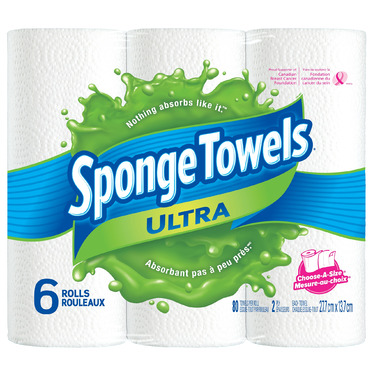 Buy SpongeTowels Ultra Choose-A-Size Paper Towels at Well.ca | Free ...