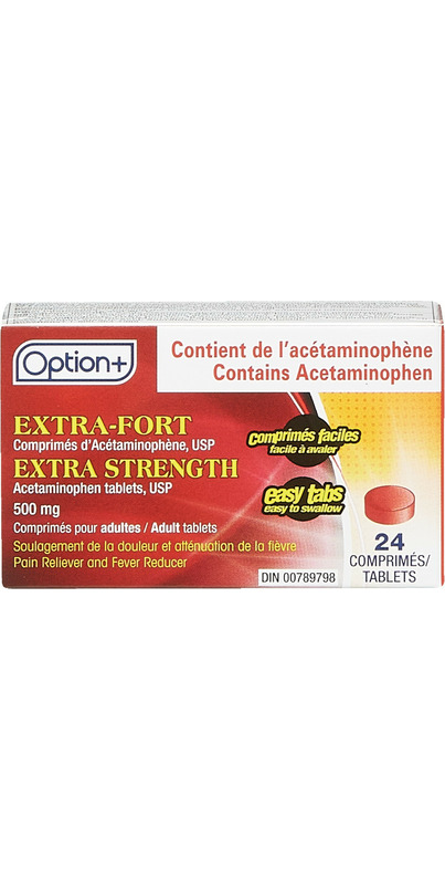 Buy Option+ Extra Strength Acetaminophen Tablets 500mg at Well.ca ...