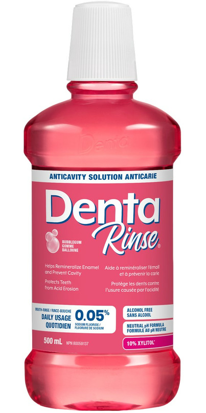 Buy Denta Rinse 0.05% Sodium Fluoride Bubblegum at Well.ca | Free ...