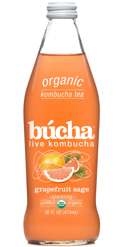 Buy Bucha Sparkling Kombucha Tea Grapefruit Sage at Well.ca | Free ...