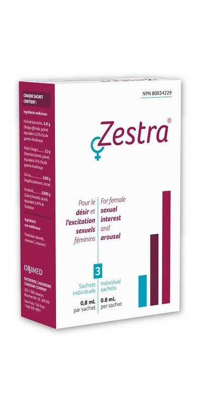 Buy Zestra Arousal Oil sachets at Well.ca | Free Shipping $35+ in Canada