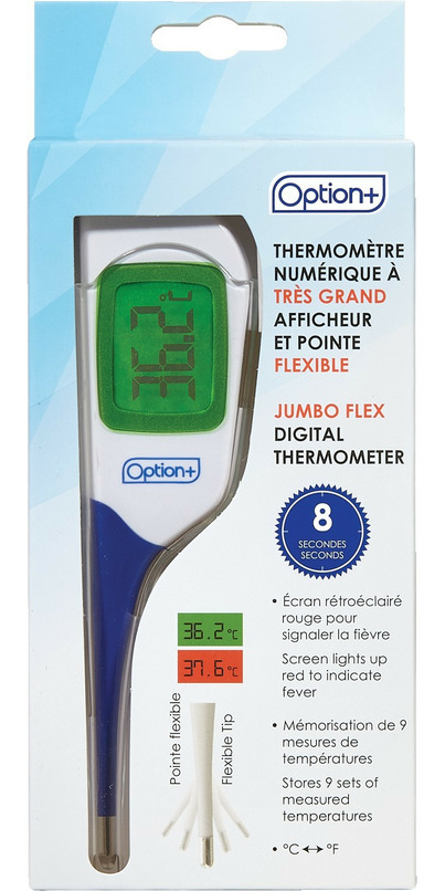 Buy Option+ Jumbo Flex Digital Thermometer at Well.ca | Free Shipping ...