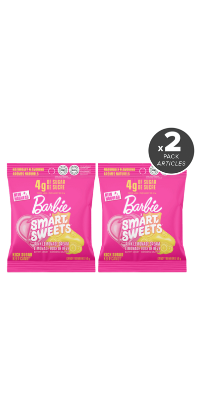 Buy SmartSweets + Barbie Pink Lemonade Dream Pouch 2 for $7.50 at Well ...