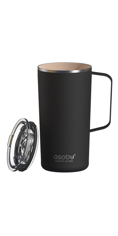 Buy Asobu Stainless Steel Travel Mug Black at Well.ca | Free Shipping ...