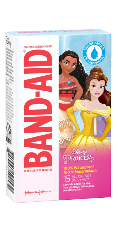 Buy Band-Aid Brand Adhesive Bandages Disney Princesses All One Size at ...