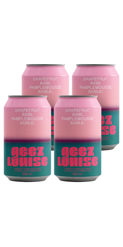 Buy Geez Louise Sparkling Water Grapefruit Basil Bundle at Well.ca ...