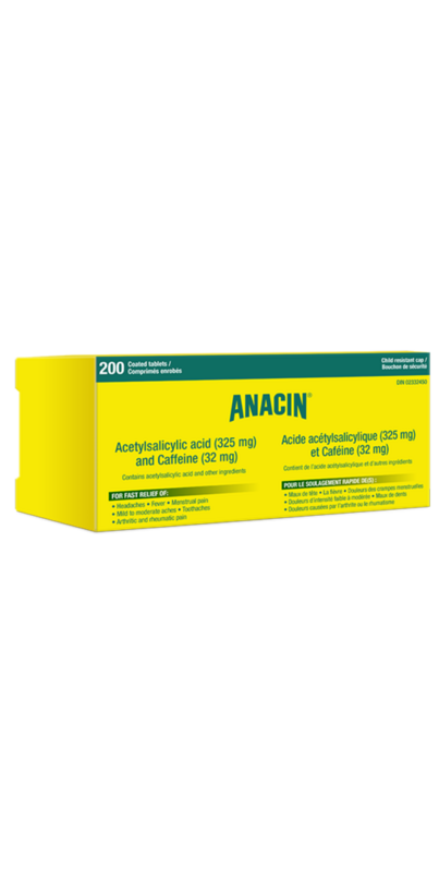 Buy Anacin at Well.ca | Free Shipping $35+ in Canada