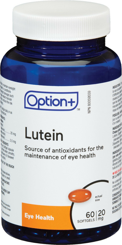 Buy Option+ Lutein 20mg at Well.ca | Free Shipping $35+ in Canada
