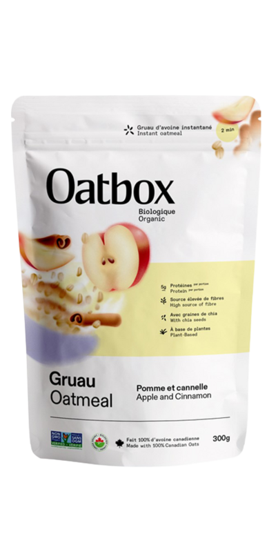 Buy Oatbox Apple & Cinnamon Oatmeal at Well.ca | Free Shipping $35+ in ...