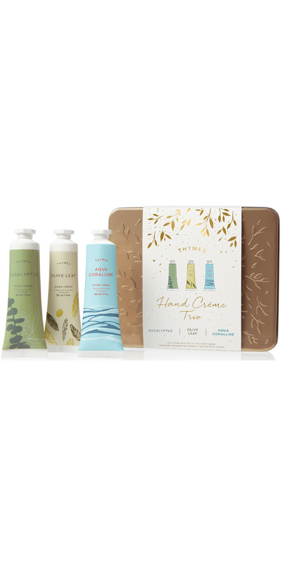Buy Thymes Hand Cream Trio: Eucalyptus, Olive Leaf & Aqua Coralline at ...