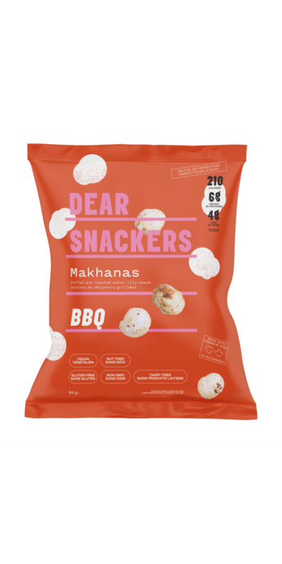 Buy Dear Snackers Makhanas Water Lily Seeds BBQ at Well.ca | Free ...