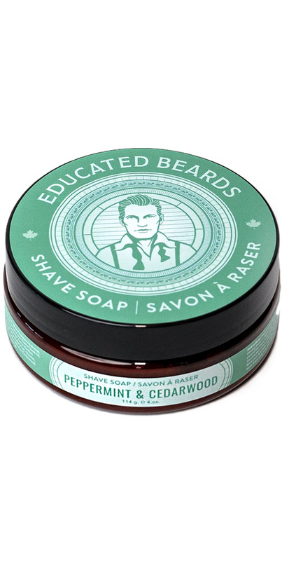 Buy Educated Beards Shave Soap Peppermint & Cedarwood at Well.ca | Free Shipping $35+ in Canada