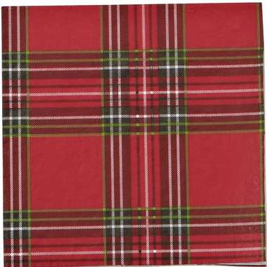 Buy Harman Holiday Plaid Paper Napkins Cocktail Size at Well.ca | Free ...