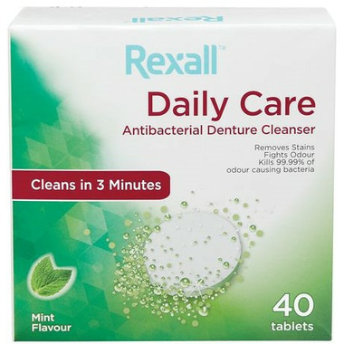 Buy Rexall Antibacterial Daily Care Denture Cleanser Mint Flavour at ...