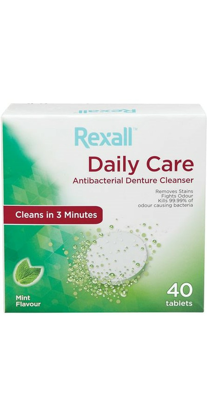 Buy Rexall Antibacterial Daily Care Denture Cleanser Mint Flavour at ...