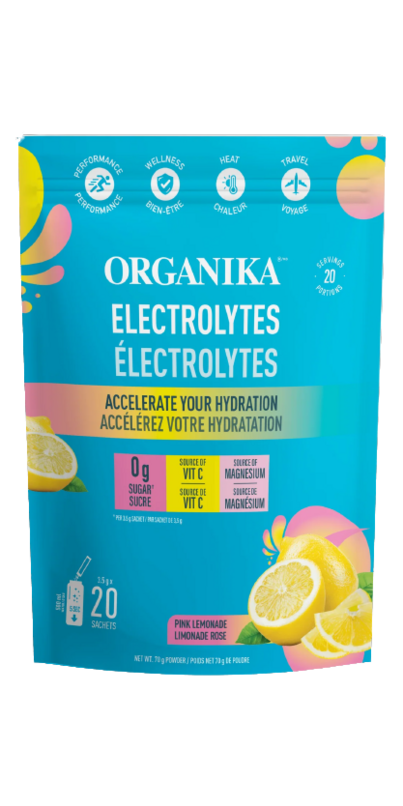 Buy Organika Electrolytes Pink Lemonade Sachets at Well.ca | Free ...