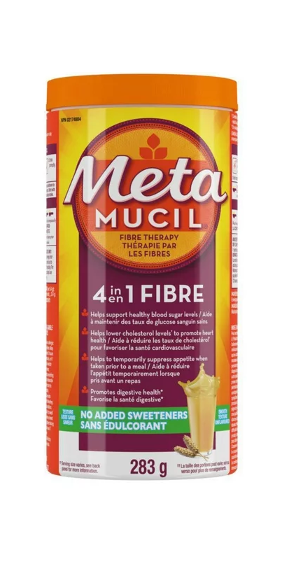 Buy Metamucil Fibre Therapy 4 in 1 Smooth Texture Powder Unflavoured at ...