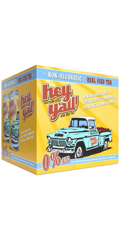 Achetez Hey Y’all Real Iced Tea sans alcool sur Well.ca | Livraison ...