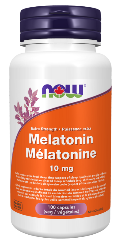 Achetez NOW de la mélatonine extra forte 10 mg à Well.ca | Livraison ...