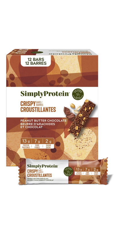 Buy Simply Protein Plant Based Protein Bars Peanut Butter Chocolate at ...