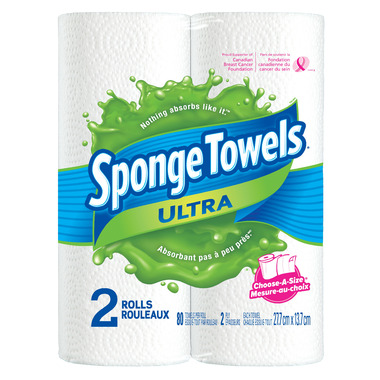Buy SpongeTowels Ultra Choose-A-Size Paper Towels at Well.ca | Free ...