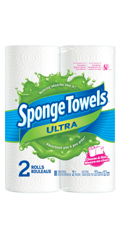 Buy SpongeTowels Ultra Choose-A-Size Paper Towels at Well.ca | Free ...