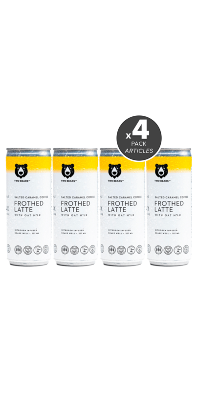 Buy Two Bears Salted Caramel Coffee Frothed Latte with Oat Milk Bundle ...