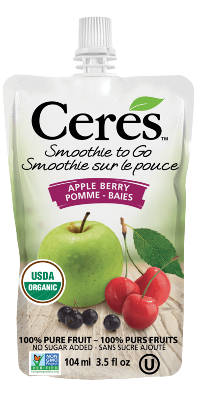 Buy Ceres Organic Smoothie To Go Apple Berry at Well.ca | Free Shipping ...