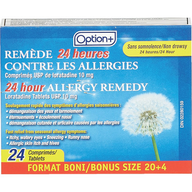 Buy Option+ 24 Hour Allergy Remedy at Well.ca | Free Shipping $35+ in ...