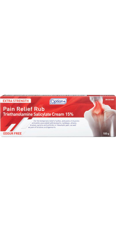 Buy Option+ Pain Relief Rub Extra Strength Odour Free at Well.ca | Free ...