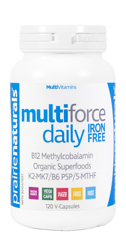 Buy Prairie Naturals Multi-Force Daily Iron-Free Multivitamin & Mineral ...