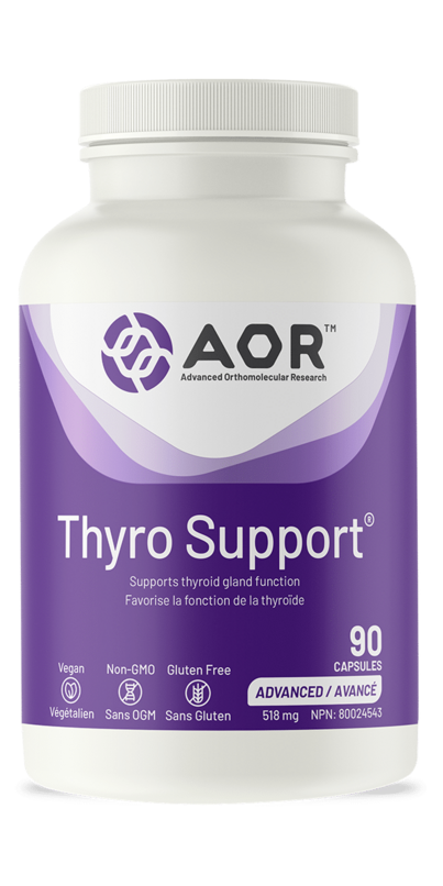 Acheter AOR Thyro Support sur Well.ca | Livraison gratuite à partir de 35 $ au Canada