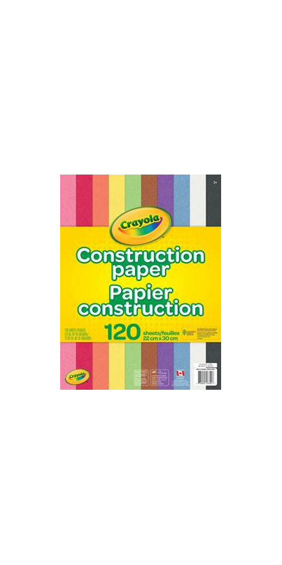 Buy Crayola Construction Paper Pad at Well.ca | Free Shipping $35+ in ...